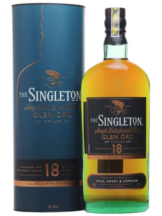 Singleton 18 Glen Ord - Malt & Co - Speyside Single Malt Whisky